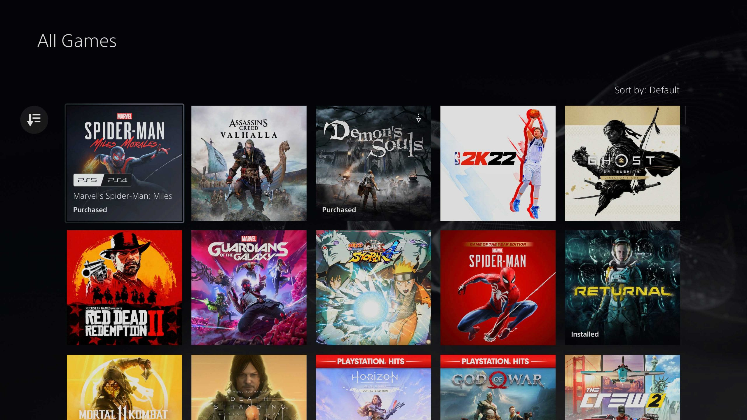 Gamelists are here for PS5 - But they still need work - TryRolling